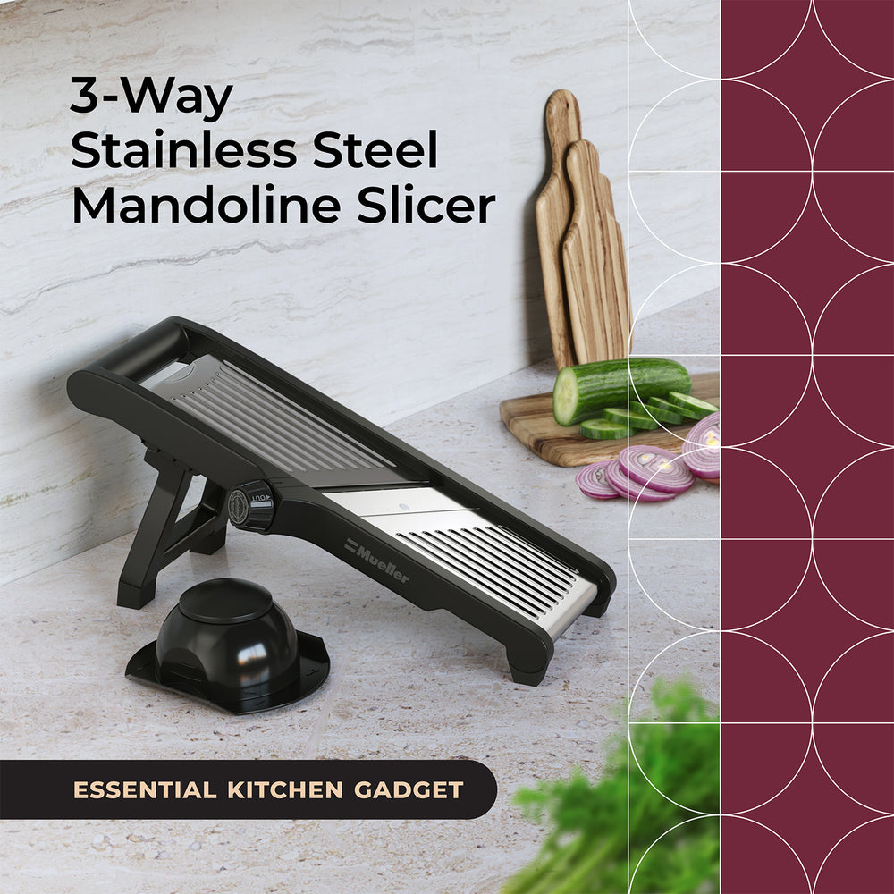 MuellerLiving Stainless Steel Mandoline – Mueller Living